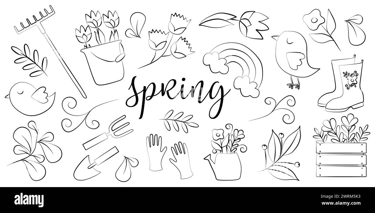 Co coloring page hi-res stock photography and images - Alamy