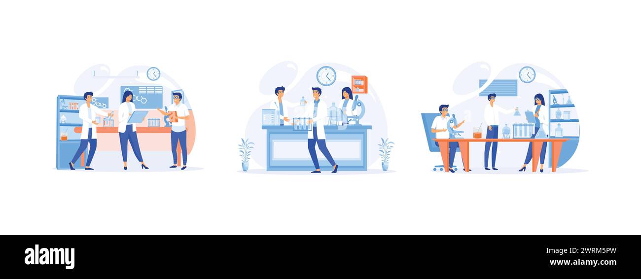 Scientists in lab, Scientist people wearing lab coats, Laboratory ...