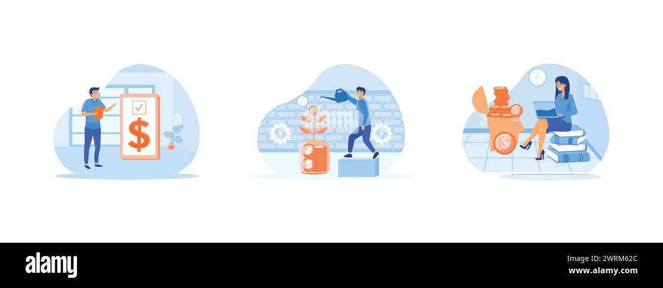 Money management learn Stock Vector Images - Alamy