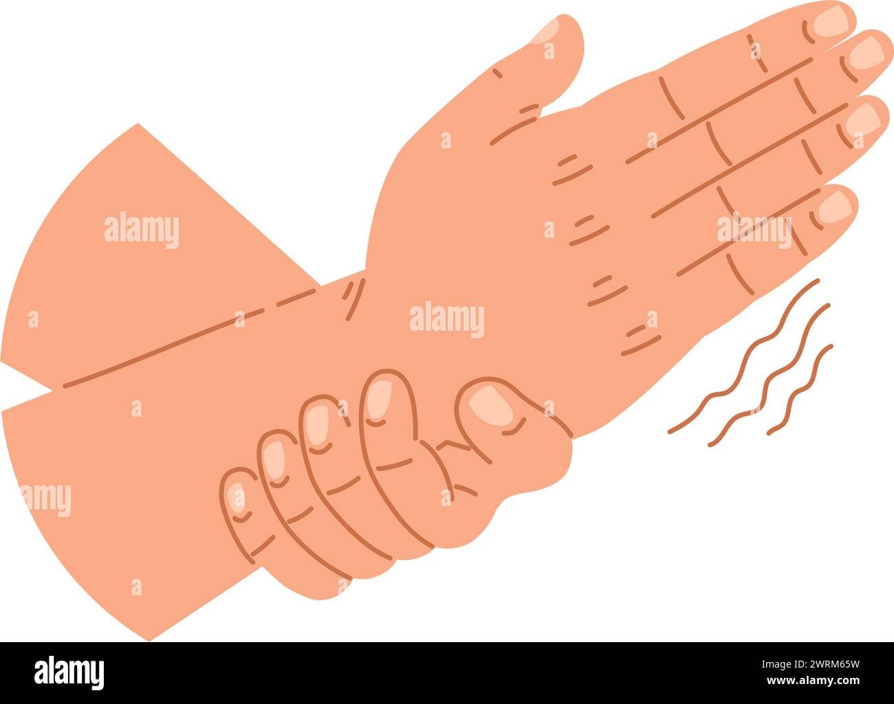 parkinson shaking hands Stock Vector Image & Art - Alamy