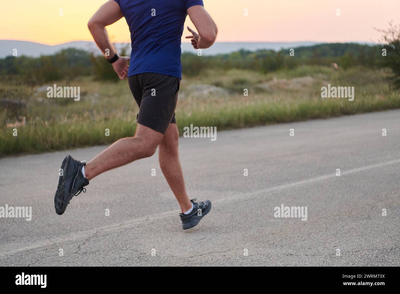 A dedicated marathon runner pushes himself to the limit in training ...