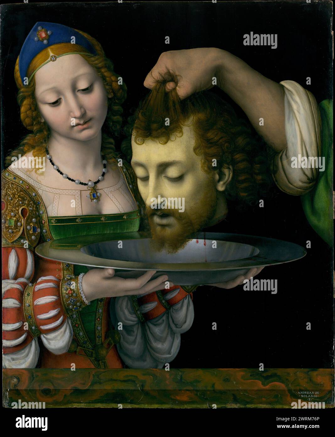 Salome receives the Head of St John the Baptist, 1506-7 - oil on panel ...