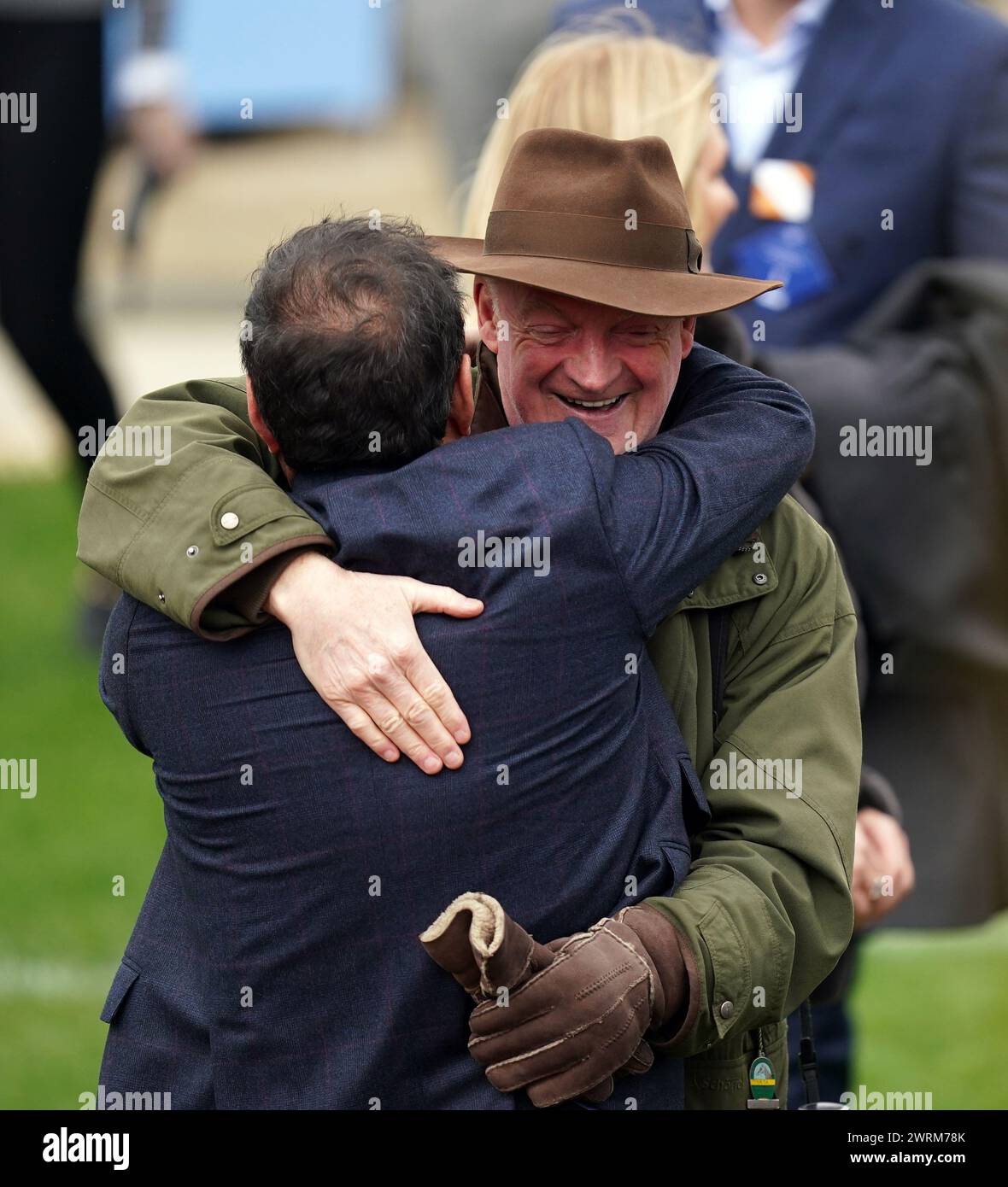 Willie Mullins with joint owner of Ballyburn, David Manasseh, after ...