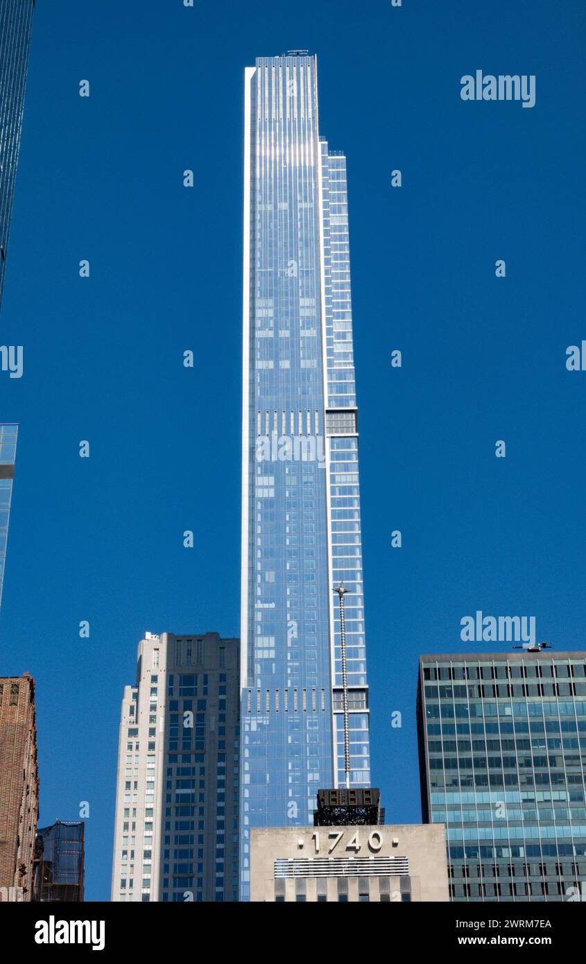 SuperTall Central Park Tower Skyscraper as seen from Broadway and Times ... SuperTall Central Park Tower Skyscraper as seen from Broadway and Times ...