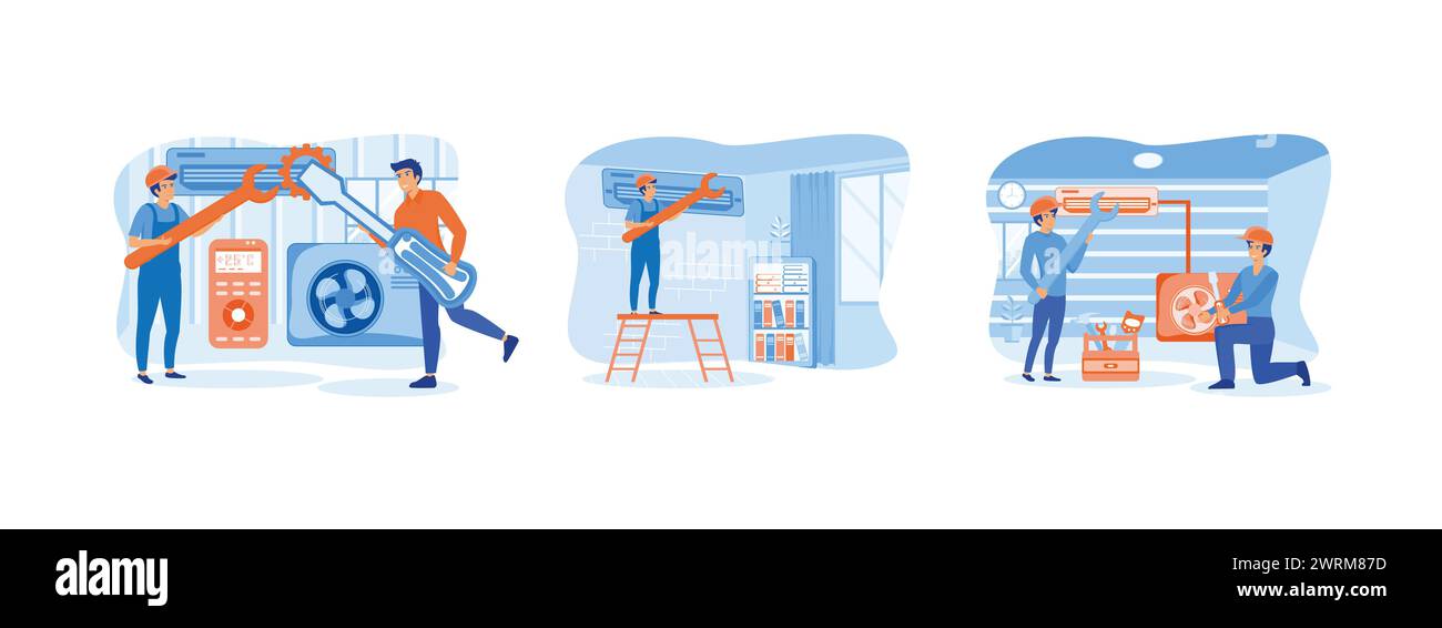 Repair of air conditioners. Cooling Systems. Repair or installation ...