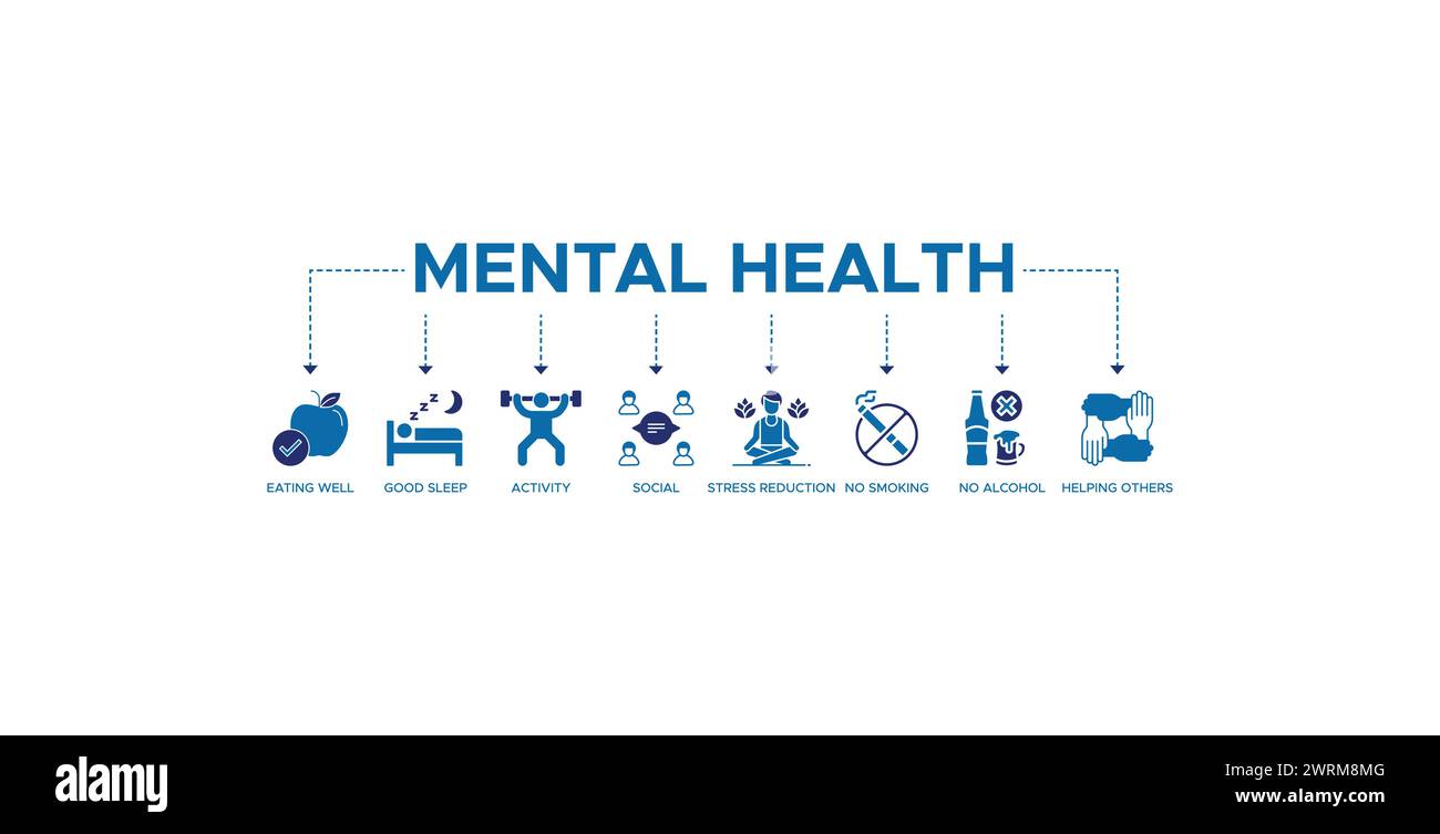Depression and mental health awareness month Stock Vector Images - Alamy