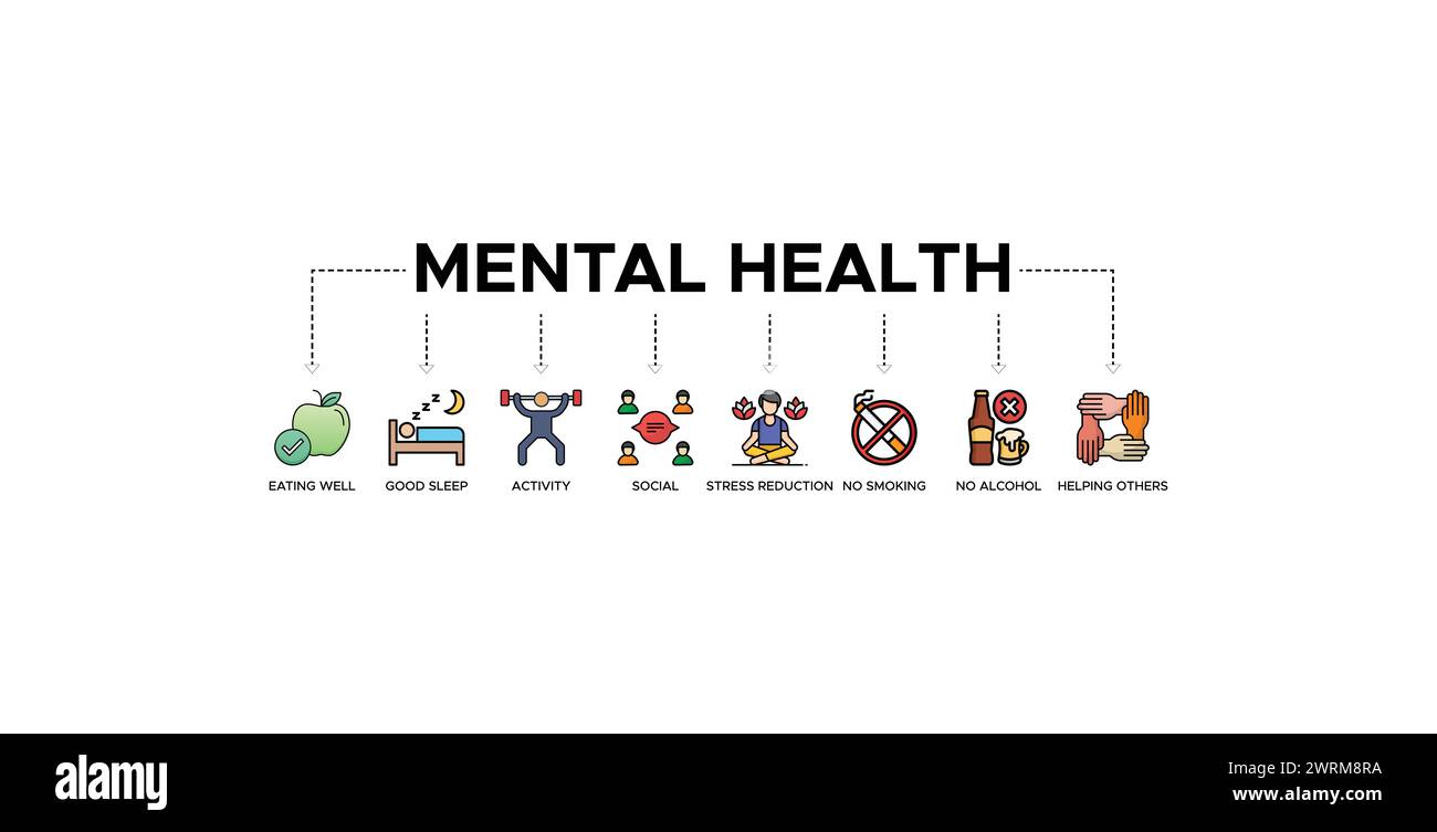 Depression and mental health awareness month Stock Vector Images - Alamy