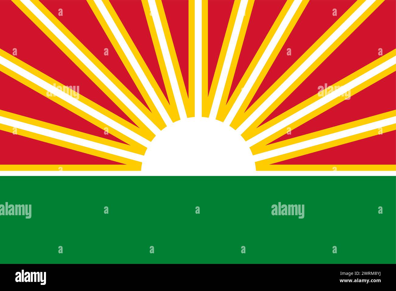 Flag of Lara State (Bolivarian Republic of Venezuela) Estado Lara Stock ...