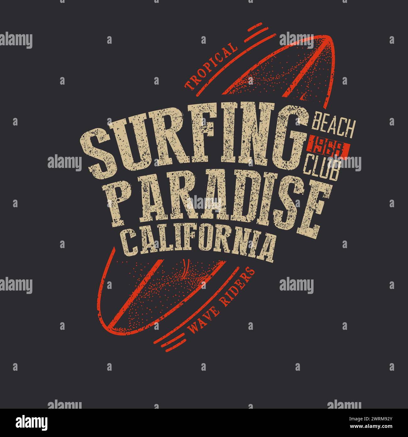 Surf california boards Stock Vector Images - Alamy