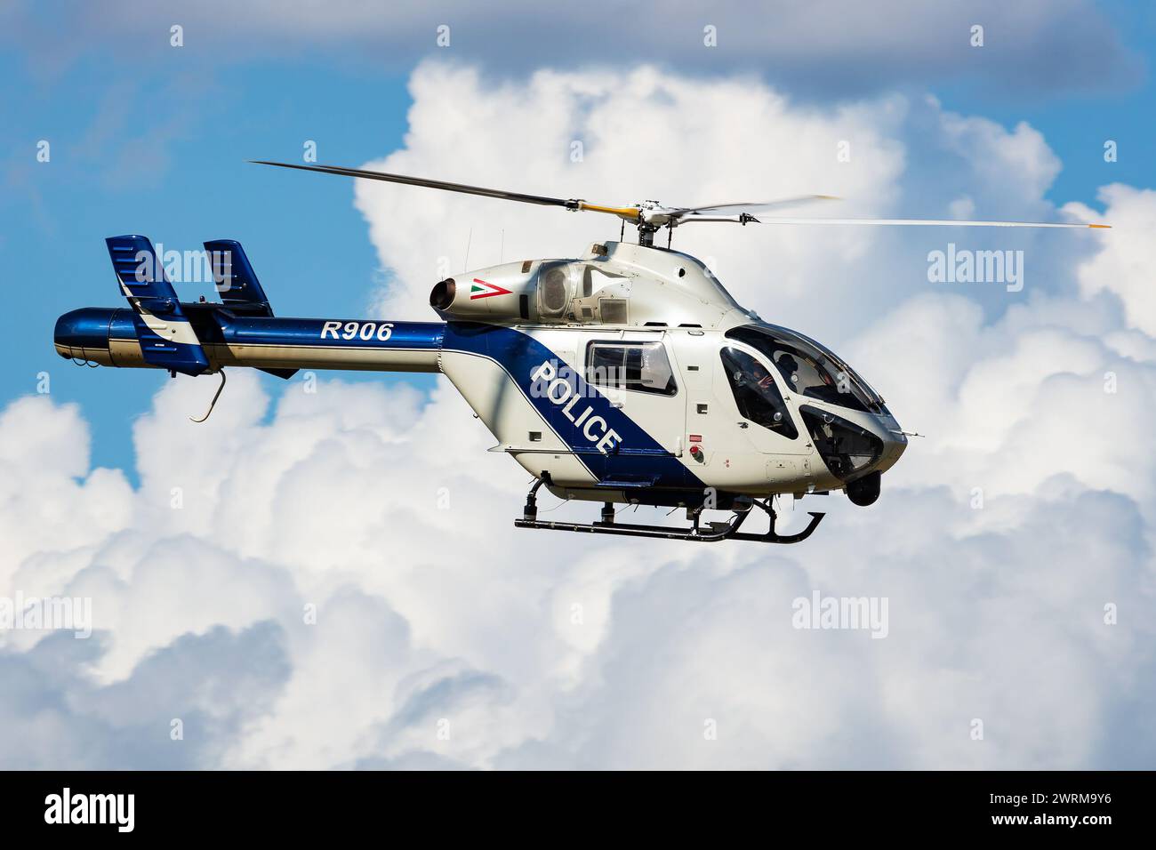 Siofok, Hungary - August 3, 2021: Government police helicopter at ...