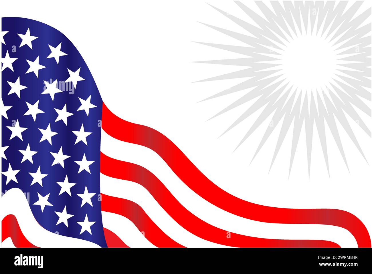 Veteran flag frame Stock Vector Images - Alamy