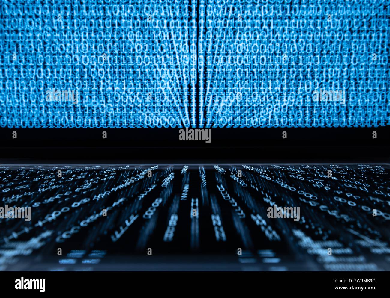 Binary effect hi-res stock photography and images - Alamy