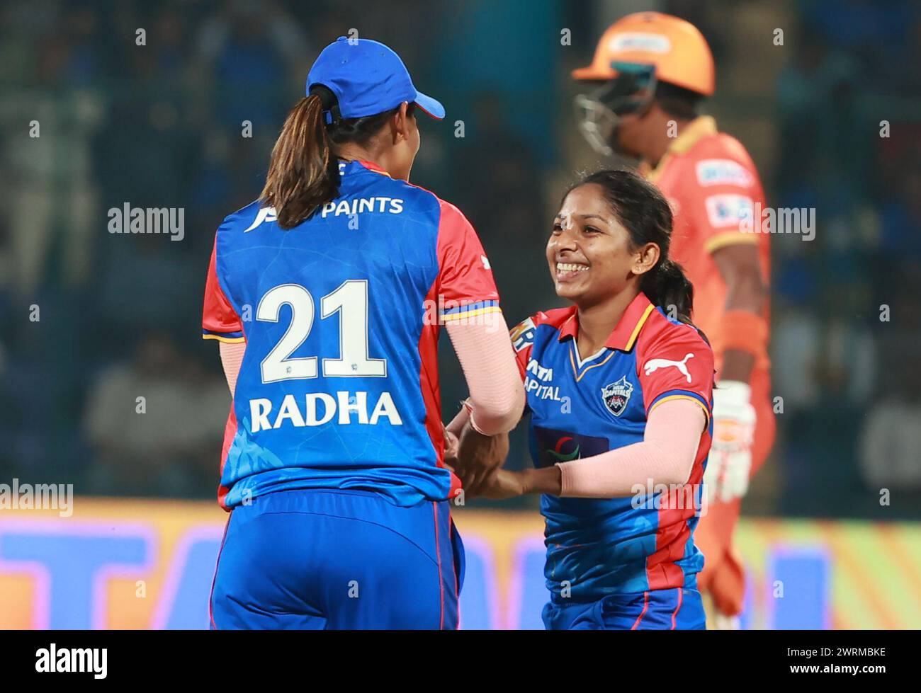 New Delhi, Delhi, India. 12th Mar, 2024. Minnu Mani of Delhi Capitals ...