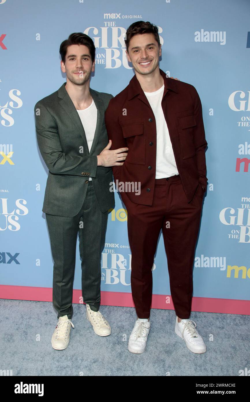 Actors Ashley Day, left, and Adam Kaplan attend the premiere of Max's ...