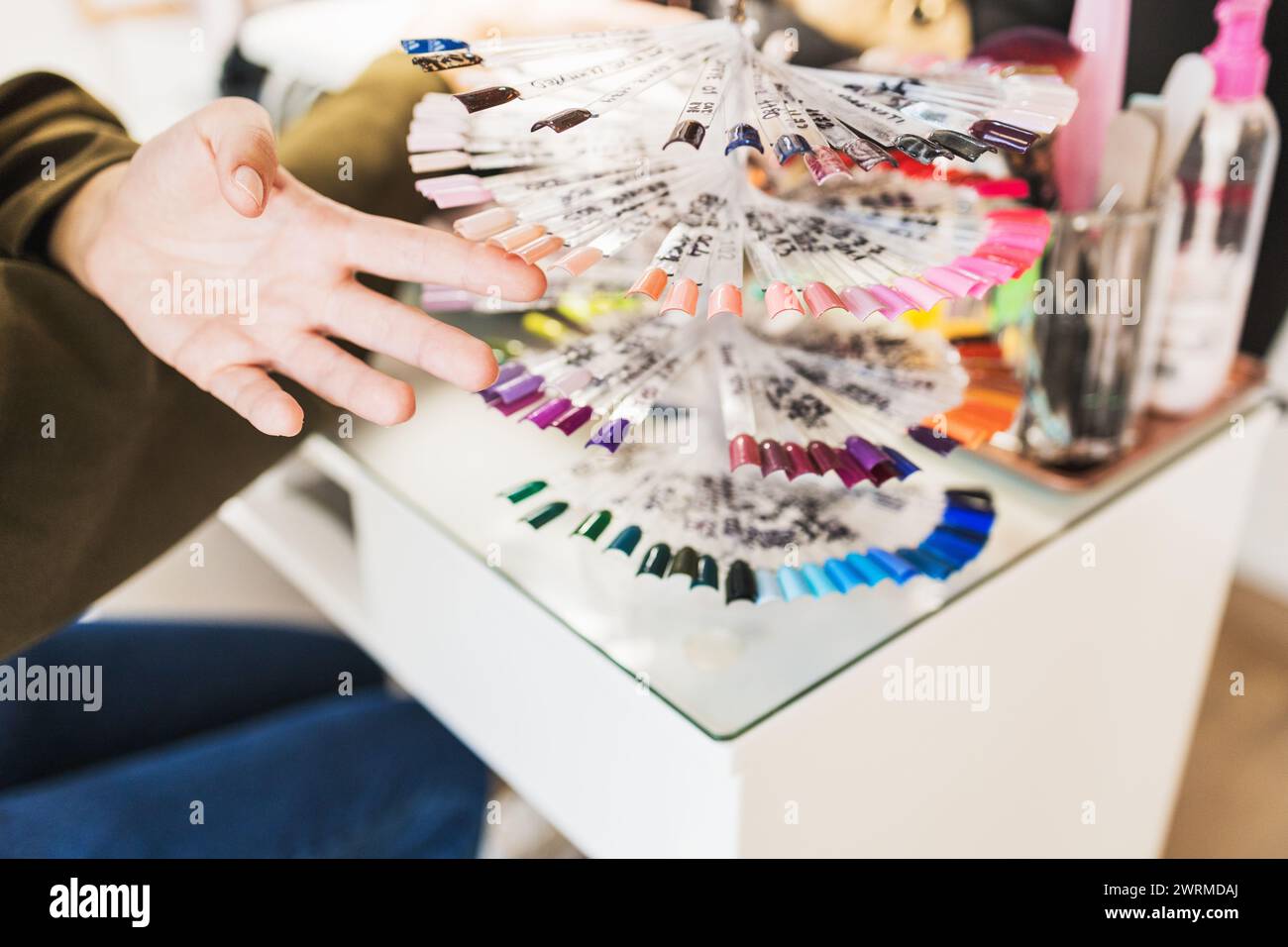 Manicure color samples hi-res stock photography and images - Alamy
