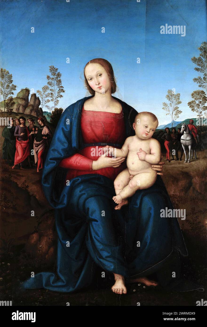 Madonna with Child Pietro Perugino (1445-1523 Stock Photo - Alamy
