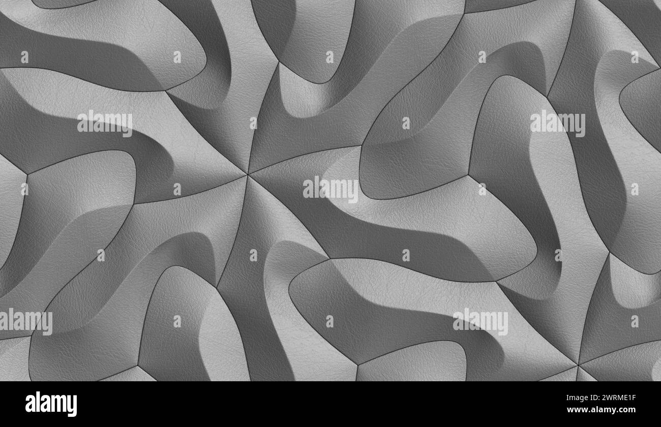 Realistic leather dark gray panels and sea style with high quality ...