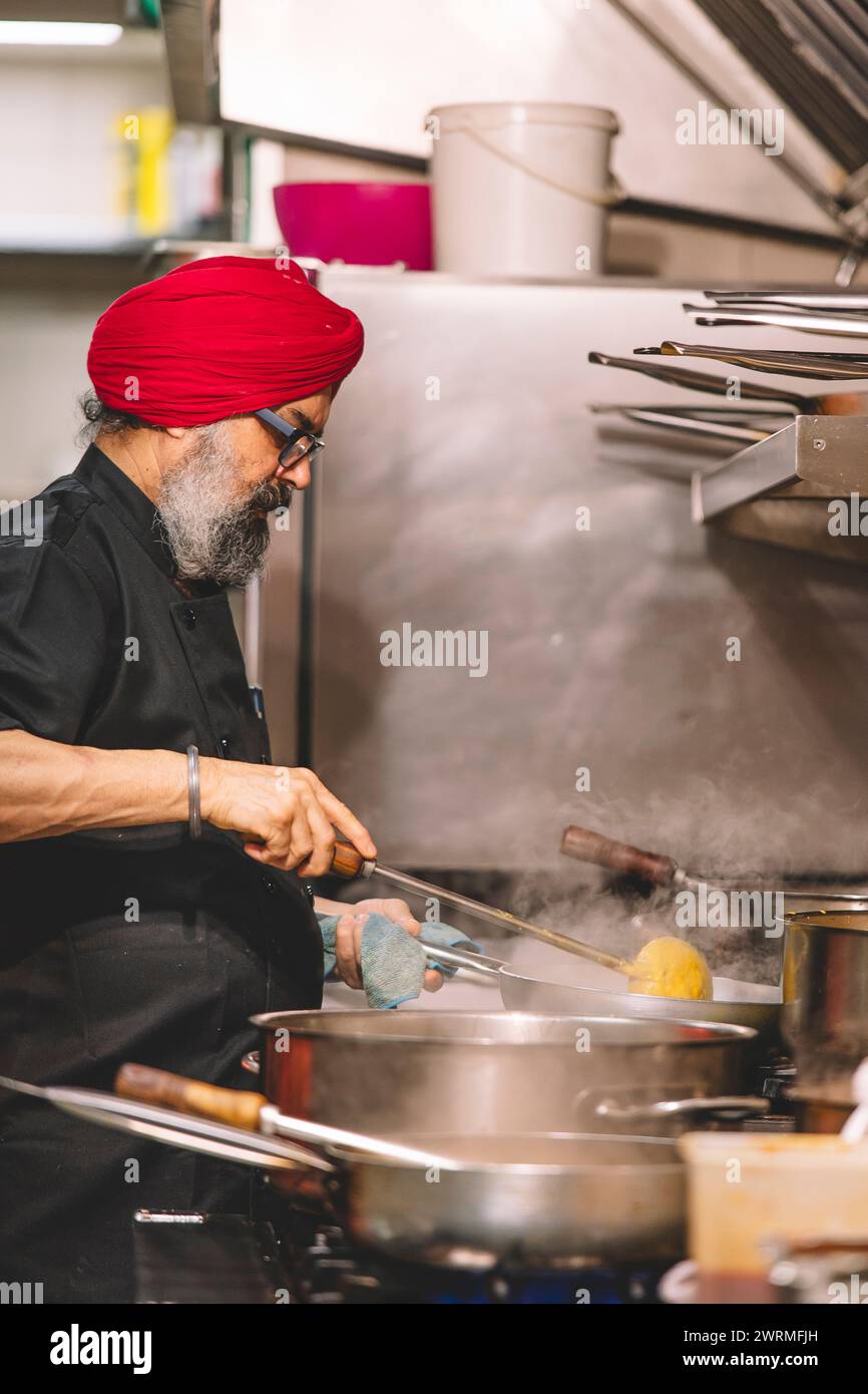 Turbaned chef hi-res stock photography and images - Alamy