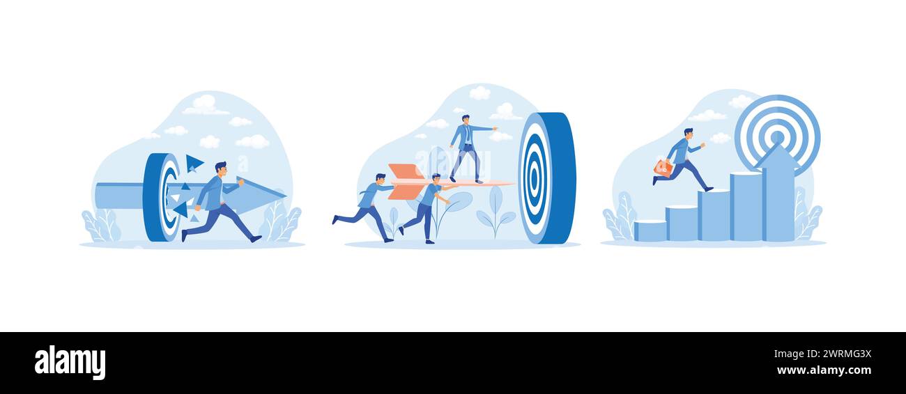 Superhero team running Stock Vector Images - Alamy