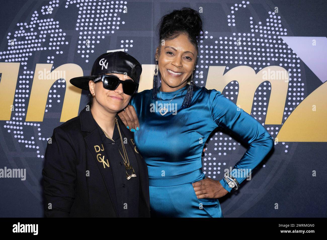 DJ Cyn und Michelle Stokes bei der 24. Children Uniting Nations Academy Awards Celebration auf ...