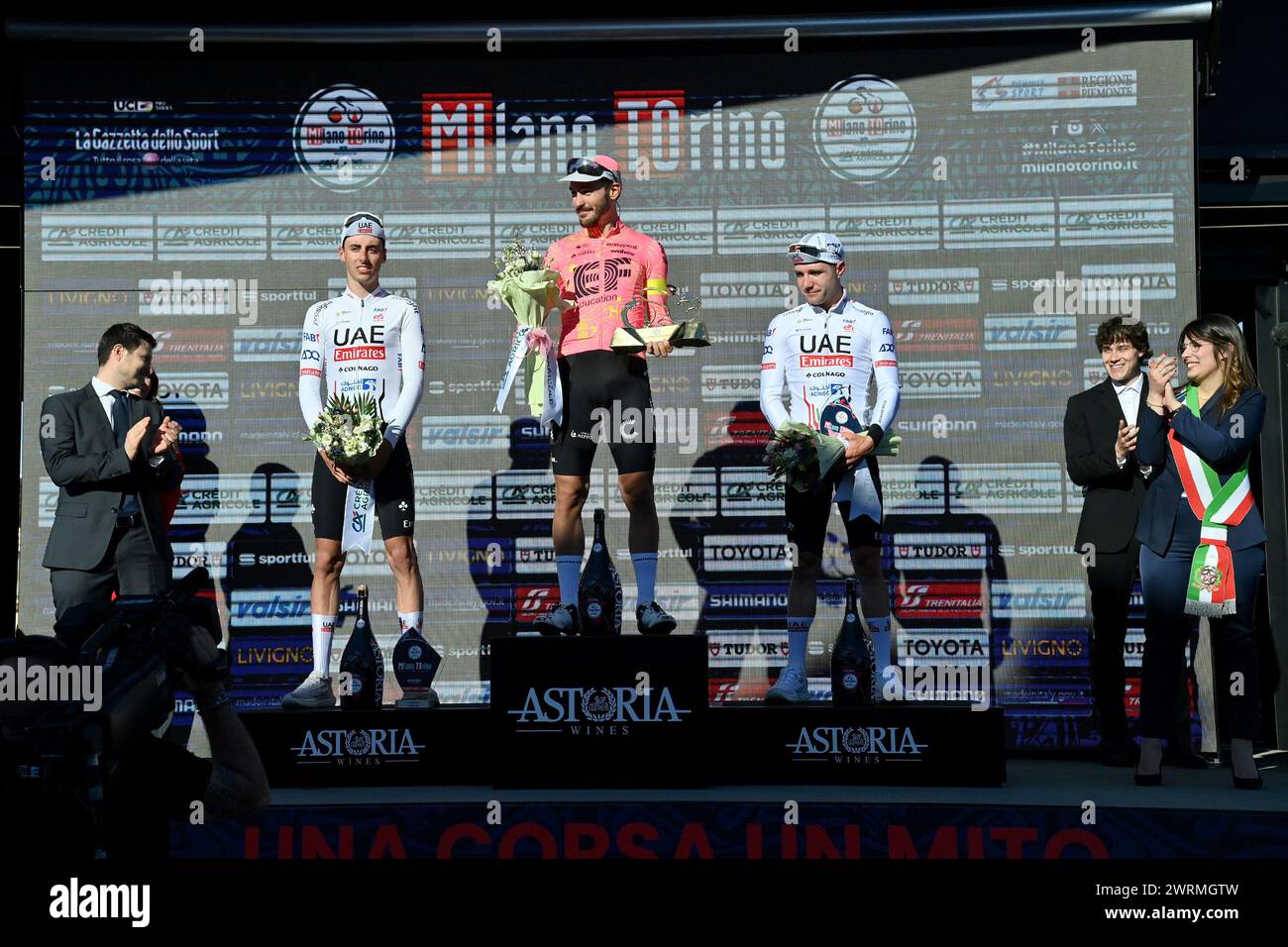 Salassa, Italia. 13th Mar, 2024. Alberto Bettiol (EF EDUCATION ...