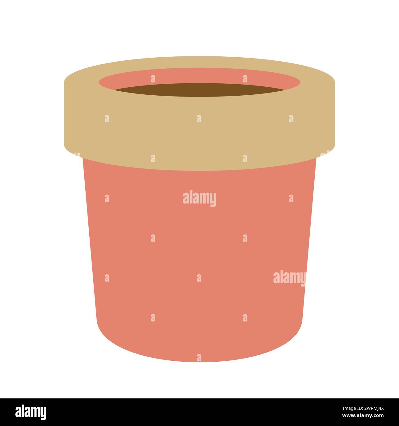 Empty Flower Pot Icon Stock Vector Image & Art - Alamy