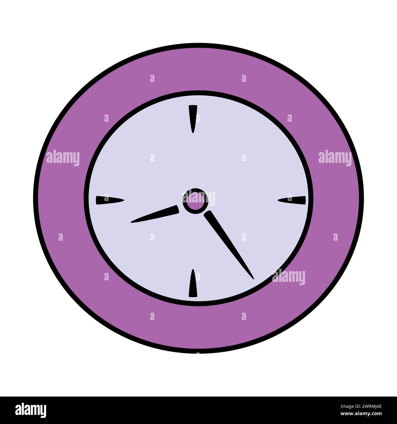 Clock for infographic Stock Vector Images - Alamy