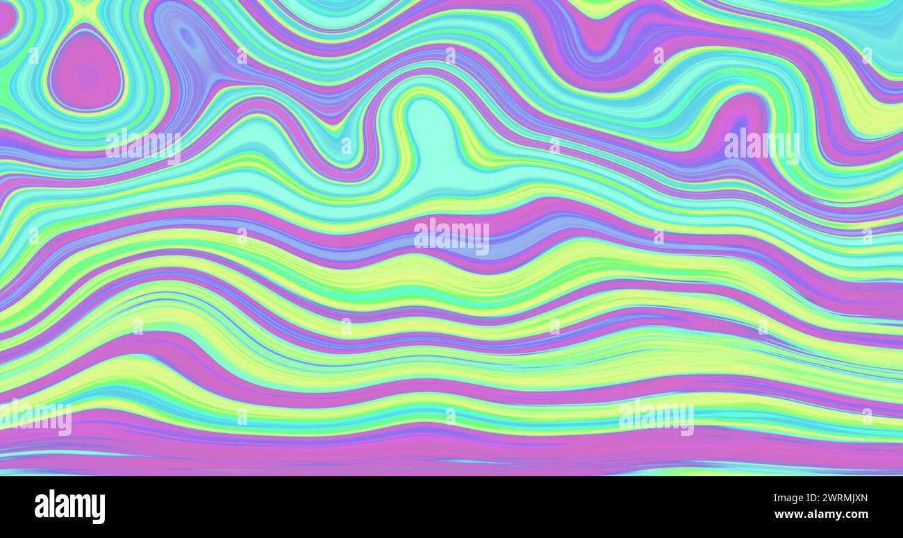 Image of shapes over moving colourful background Stock Photo - Alamy