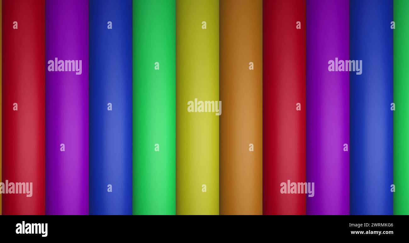 Image of rainbow stripes and colours moving on seamless loop Stock ...