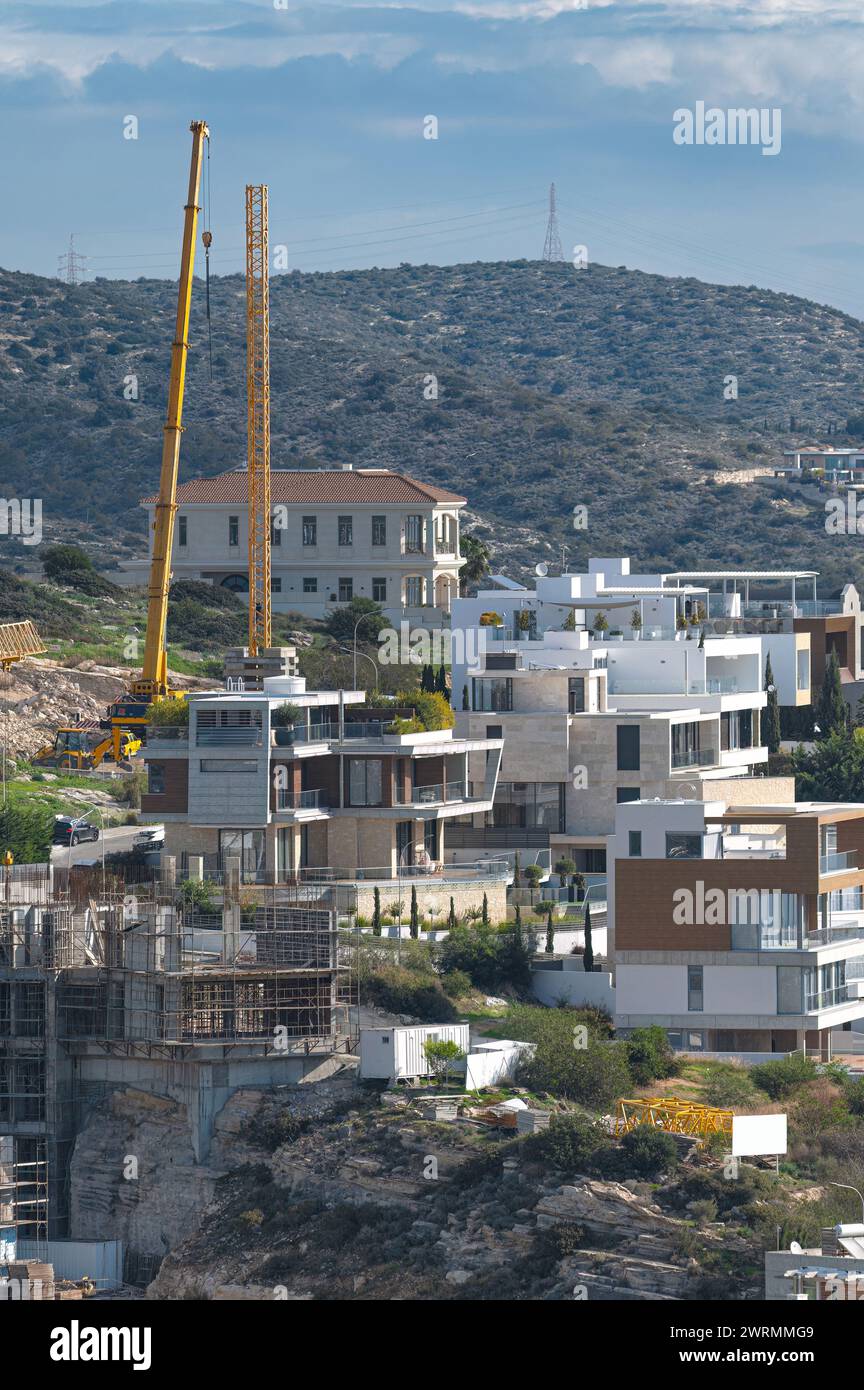 Construction sites and residential villas Stock Photo - Alamy
