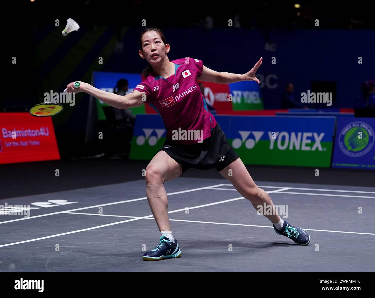 Japan's Nami Matsuyama in action during their Women's Doubles match ...
