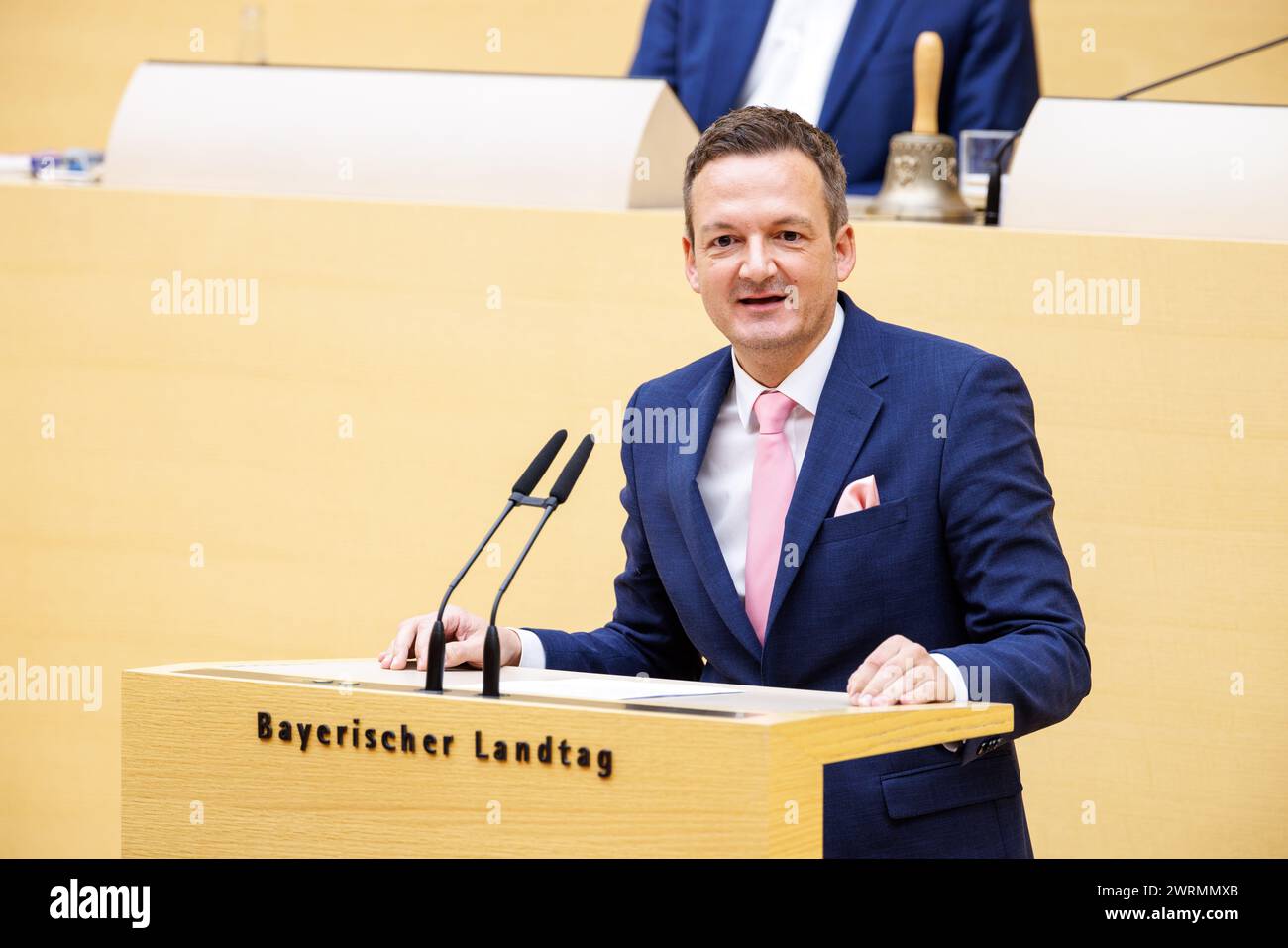 Munich, Germany. 13th Mar, 2024. Peter Wachler (CSU) speaks at a ...