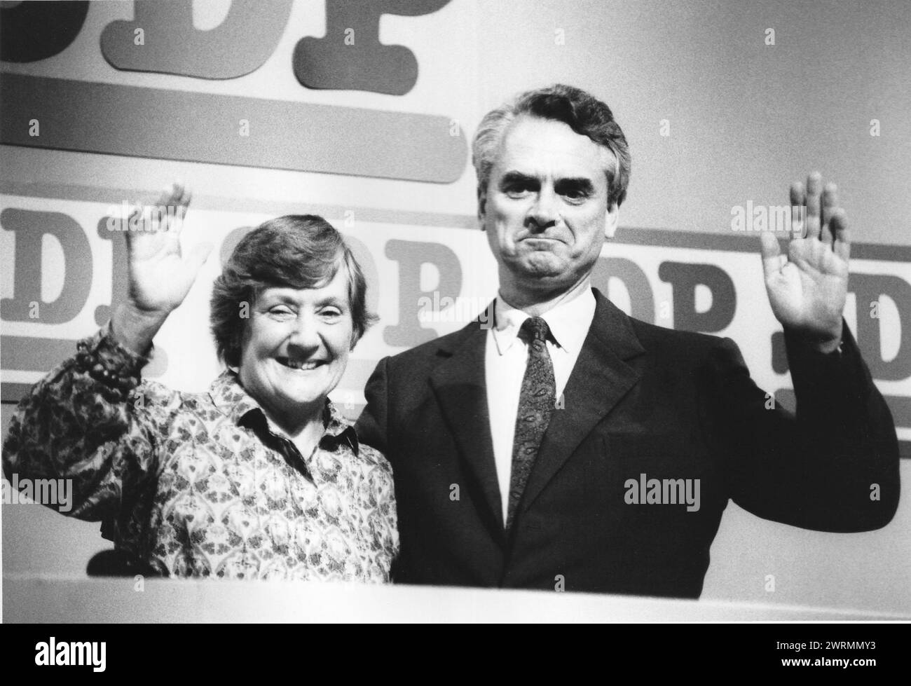 SHIRLEY WILLIAMS AND ROBERT McLELLAN AT THE SDP PARTY CONFERENCE ...