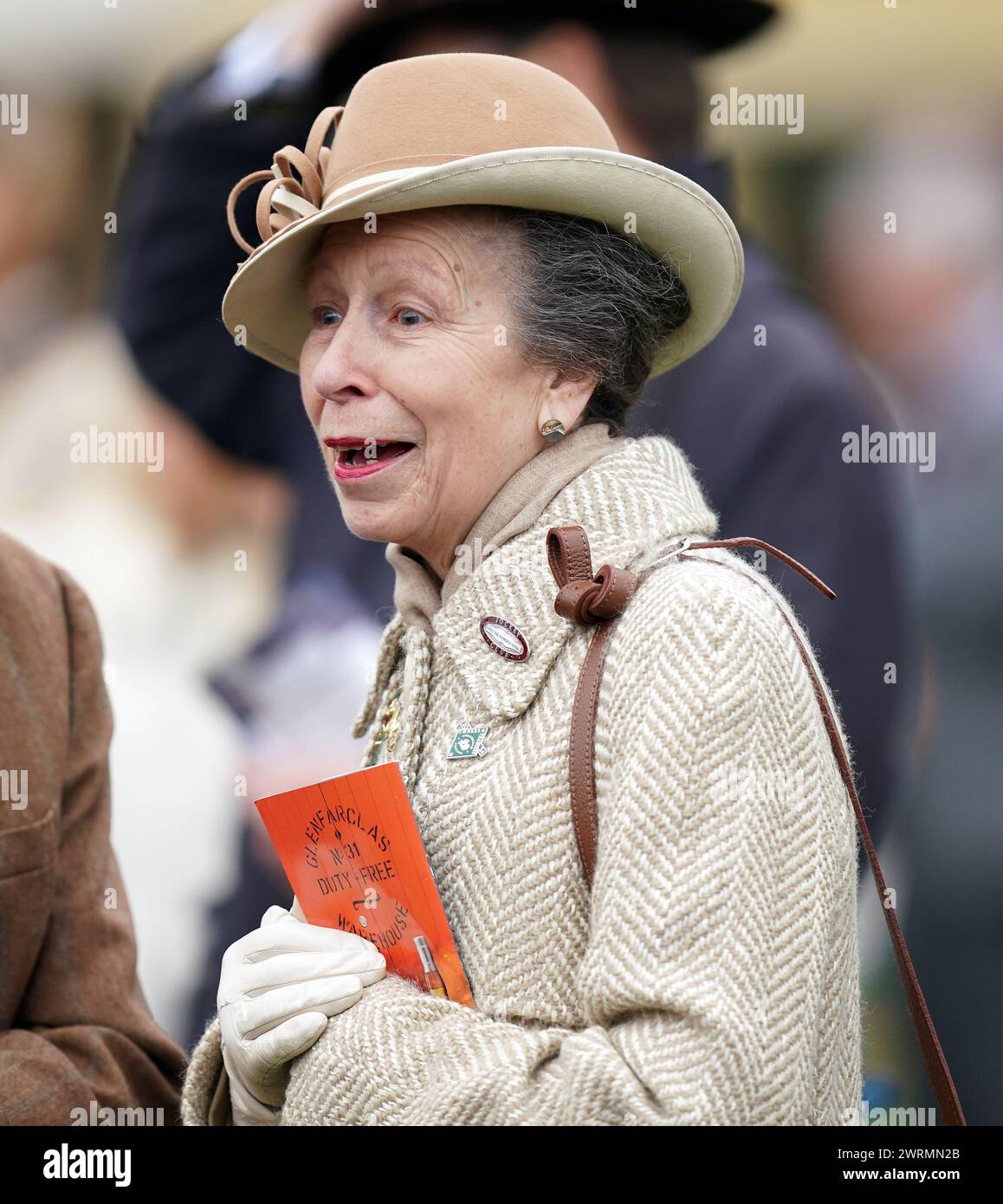 Princess Royal on day two of the 2024 Cheltenham Festival at Cheltenham ...