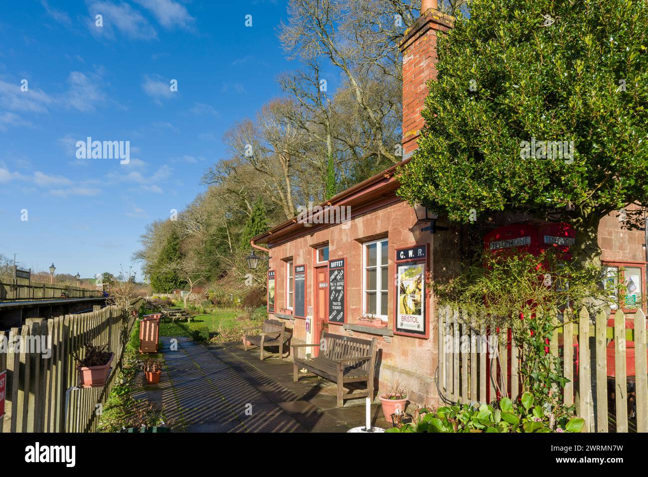Stogumber Station on the West Somerset Railway, England Stock Photo - Alamy