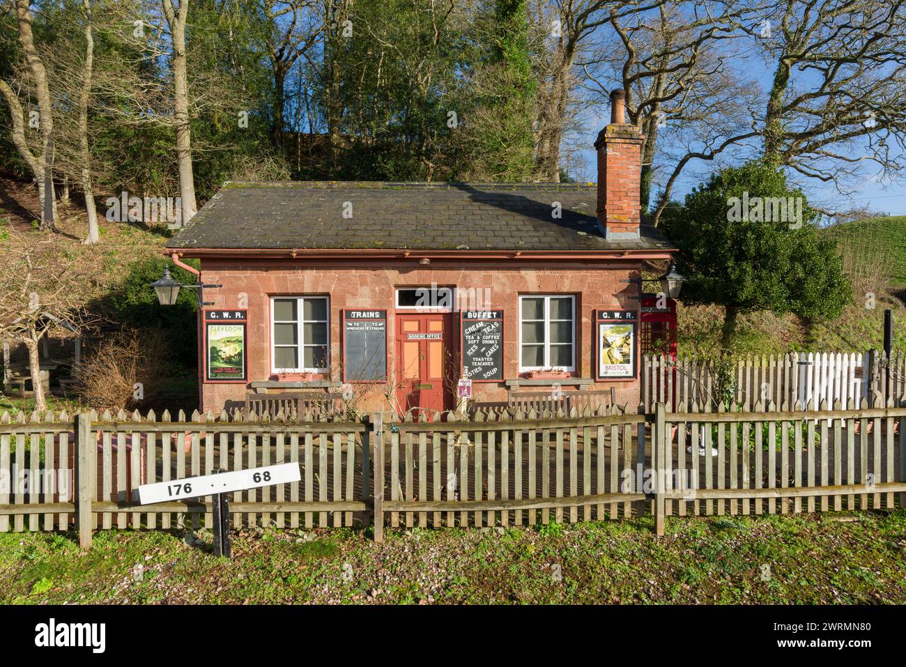 Stogumber Station on the West Somerset Railway, England Stock Photo - Alamy