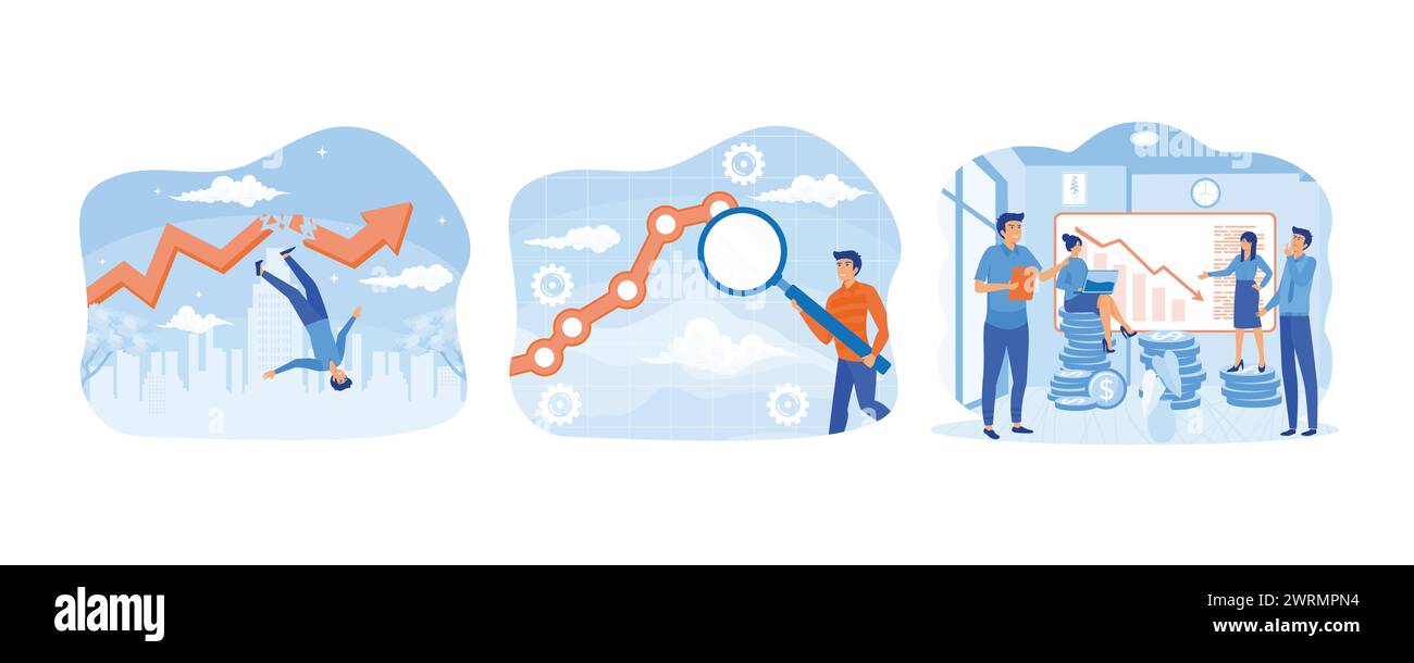 Economical downturn Stock Vector Images - Alamy