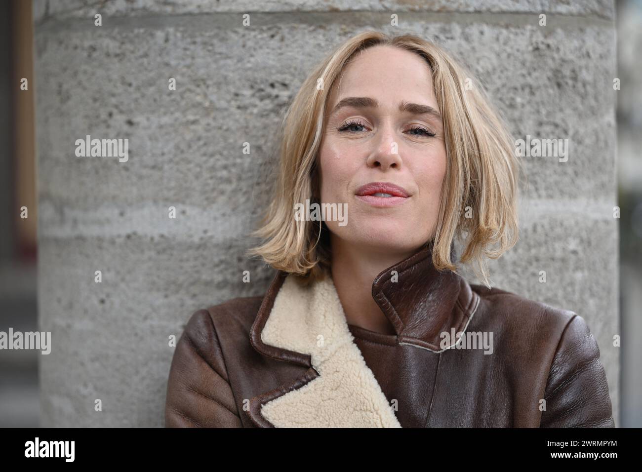 Munich, Germany. 13th Mar, 2024. Actress Laura Egger poses at a photo ...