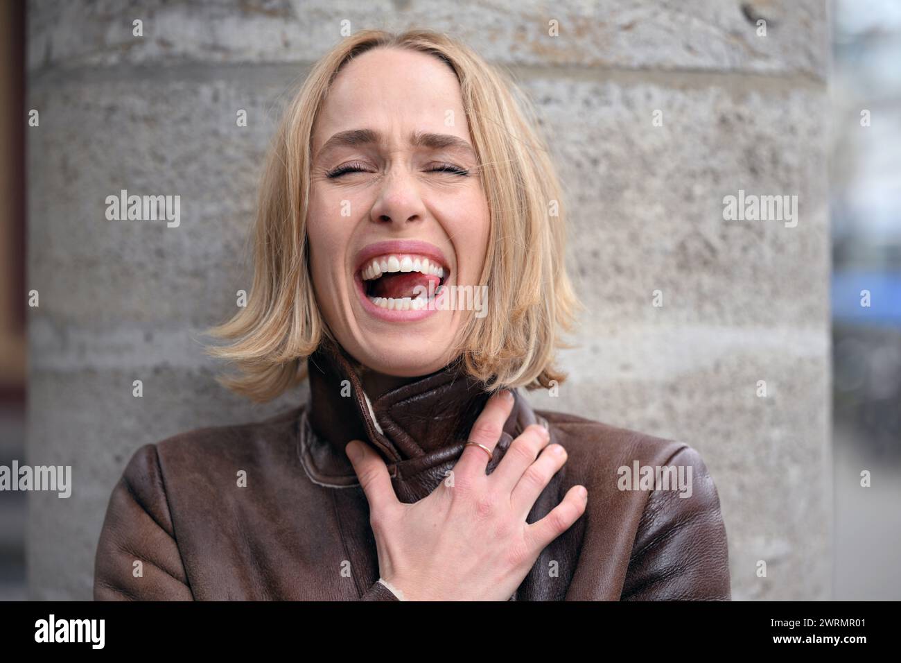 Munich, Germany. 13th Mar, 2024. Actress Laura Egger poses at a photo ...