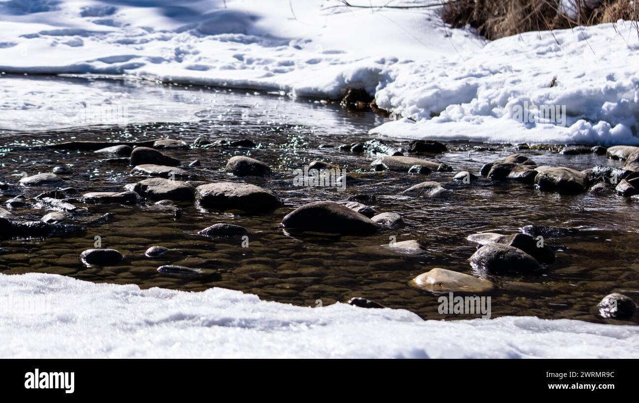 Snow creek wall hi-res stock photography and images - Alamy