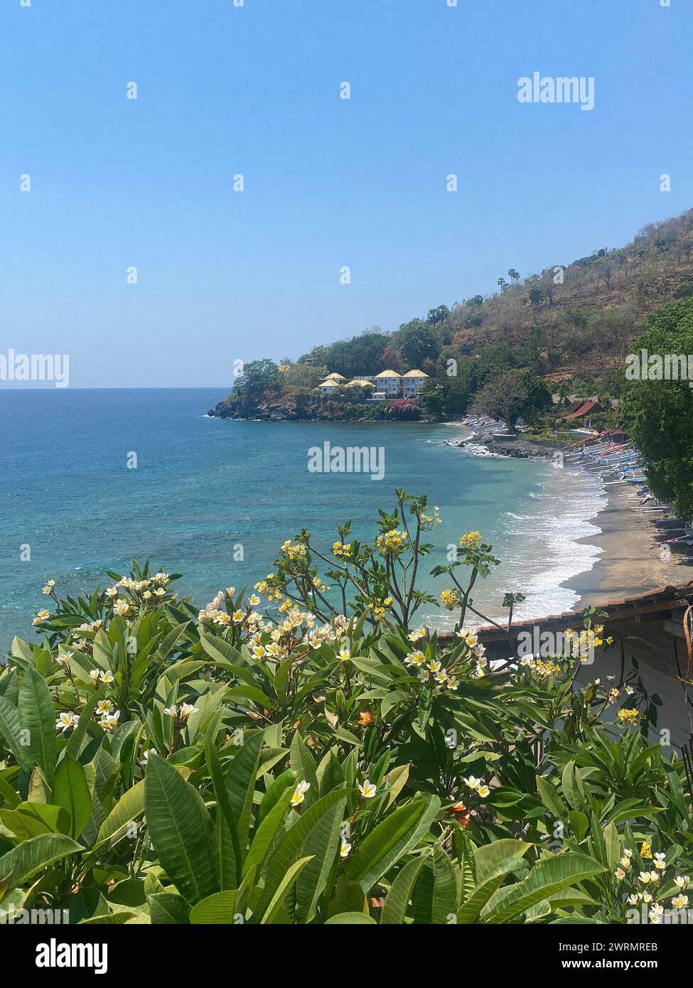 Asia bali bay beach beautiful blue boat hi-res stock photography and ...