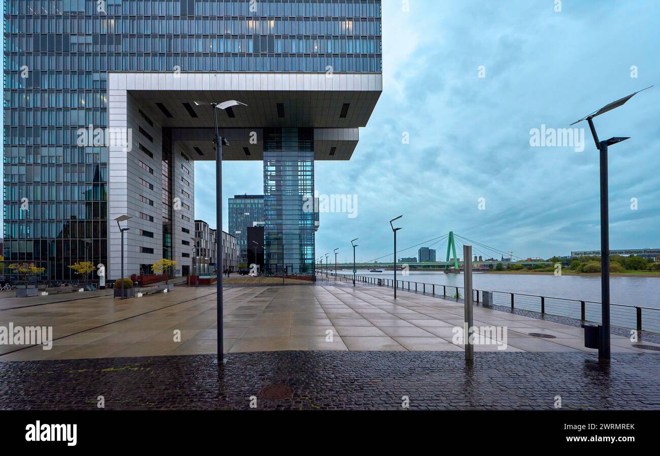 Famous Crane Houses in Cologne, Germany on a rainy day Stock Photo - Alamy