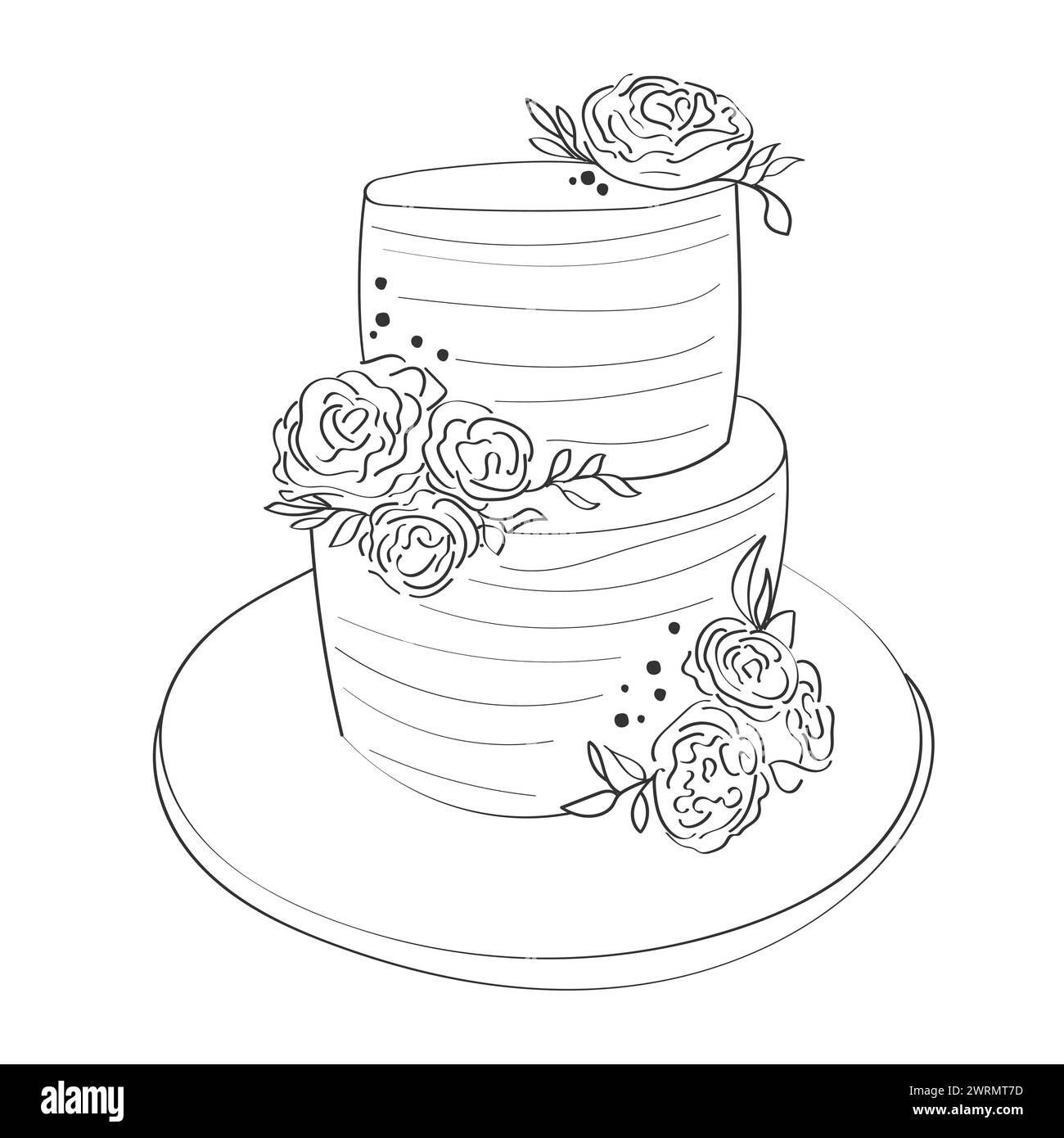 Two tier stand Stock Vector Images - Alamy