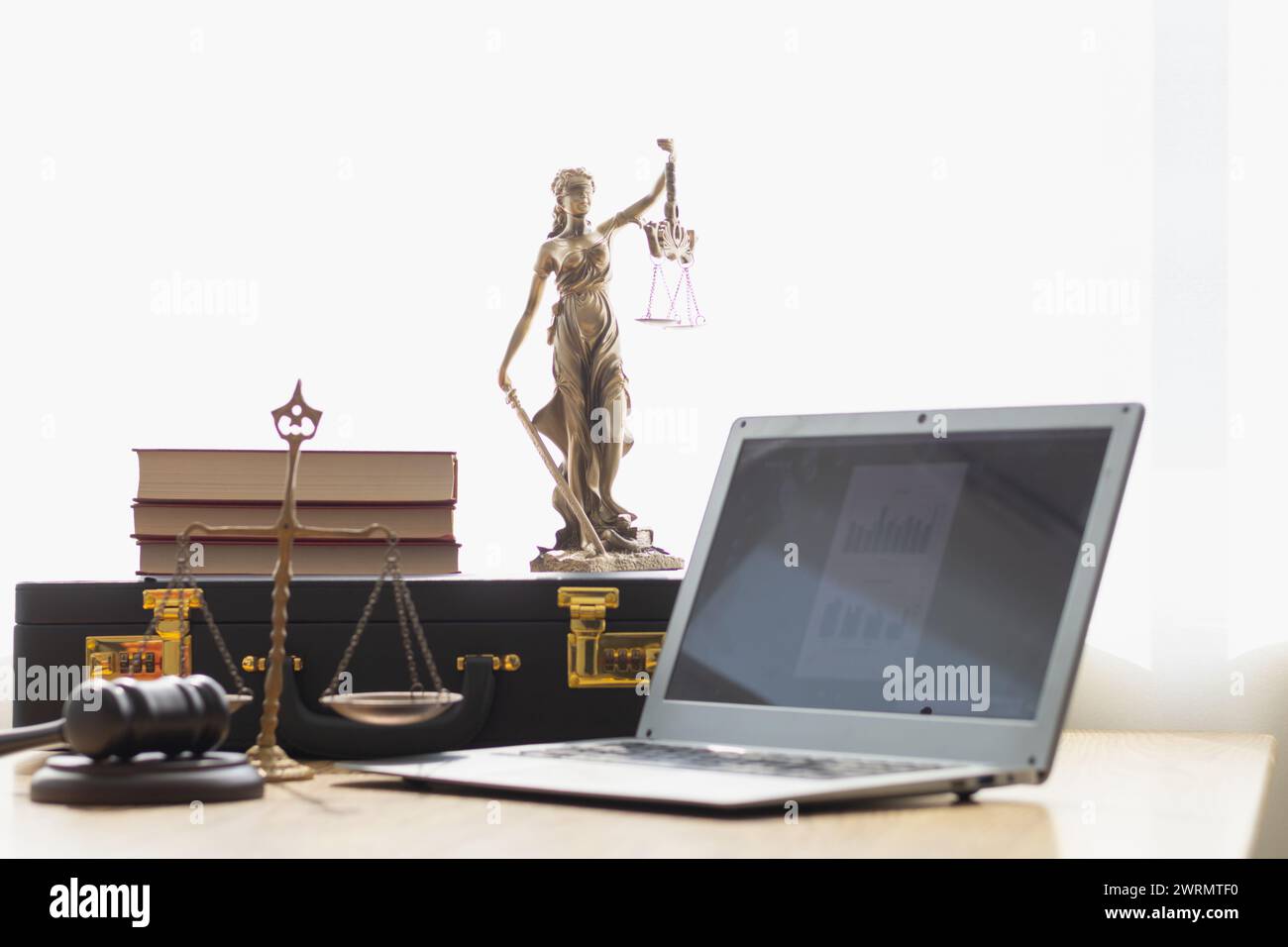 statue of god Themis Lady Justice is used as symbol of justice within ...