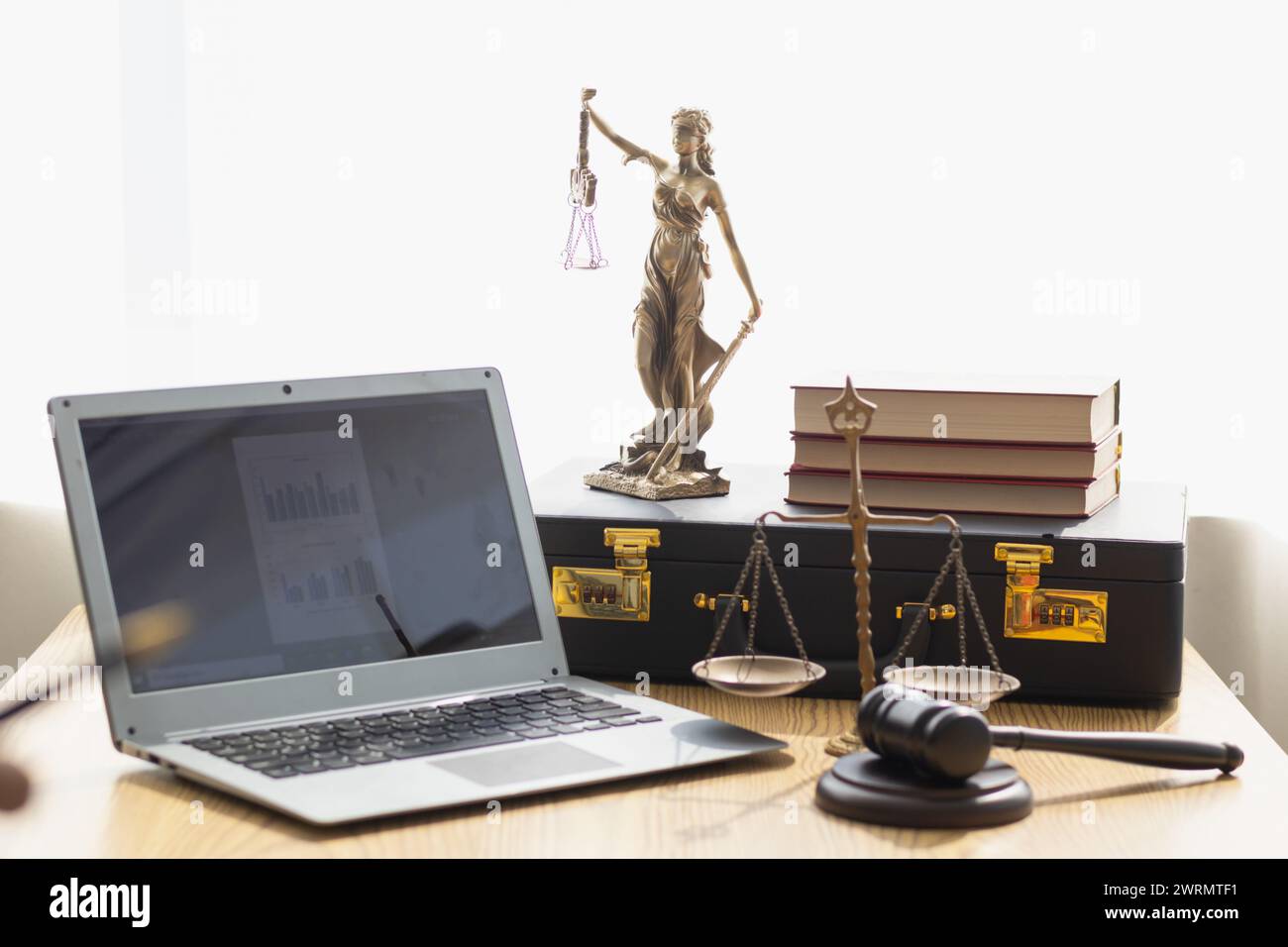 statue of god Themis Lady Justice is used as symbol of justice within ...