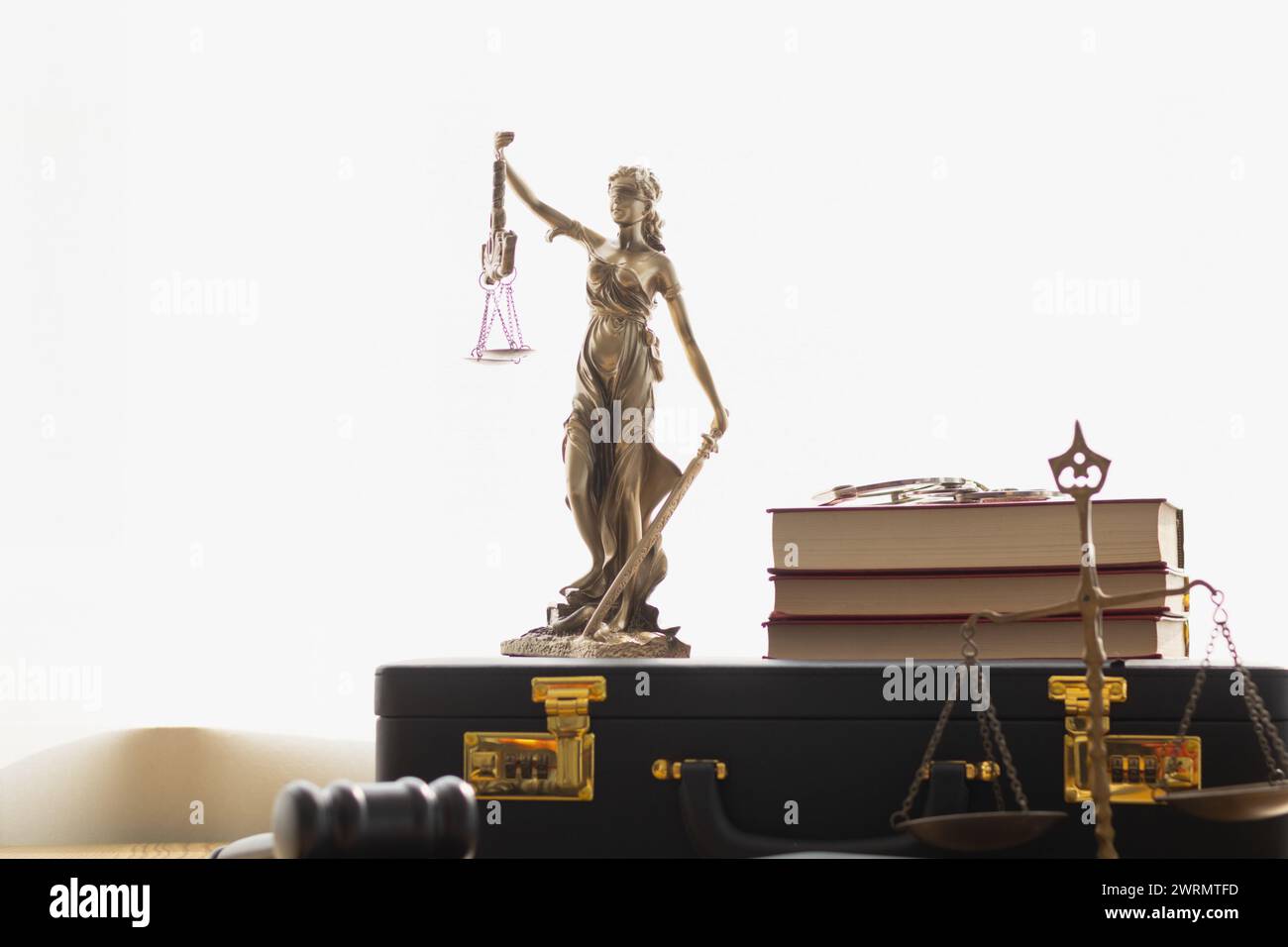 statue of god Themis Lady Justice is used as symbol of justice within ...