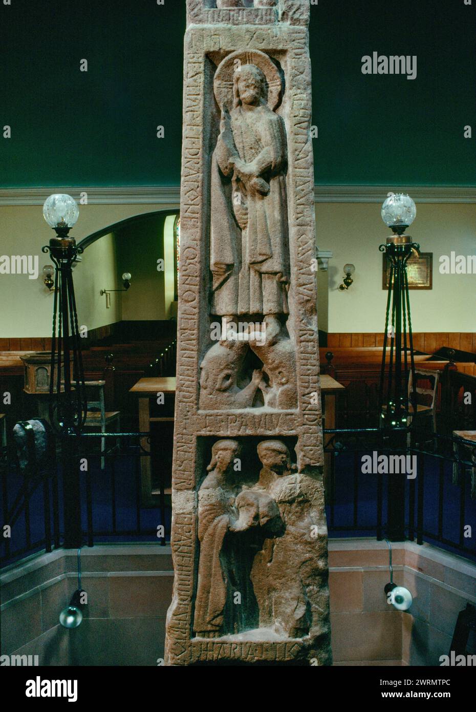 An early C8th Anglian preaching & teaching cross placed in the sunken ...