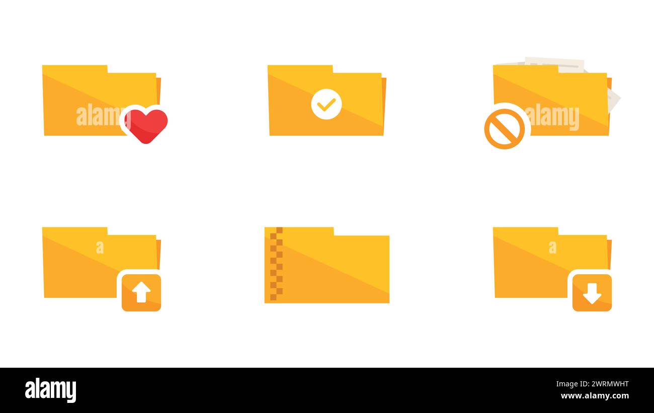 Application folders check Stock Vector Images - Alamy