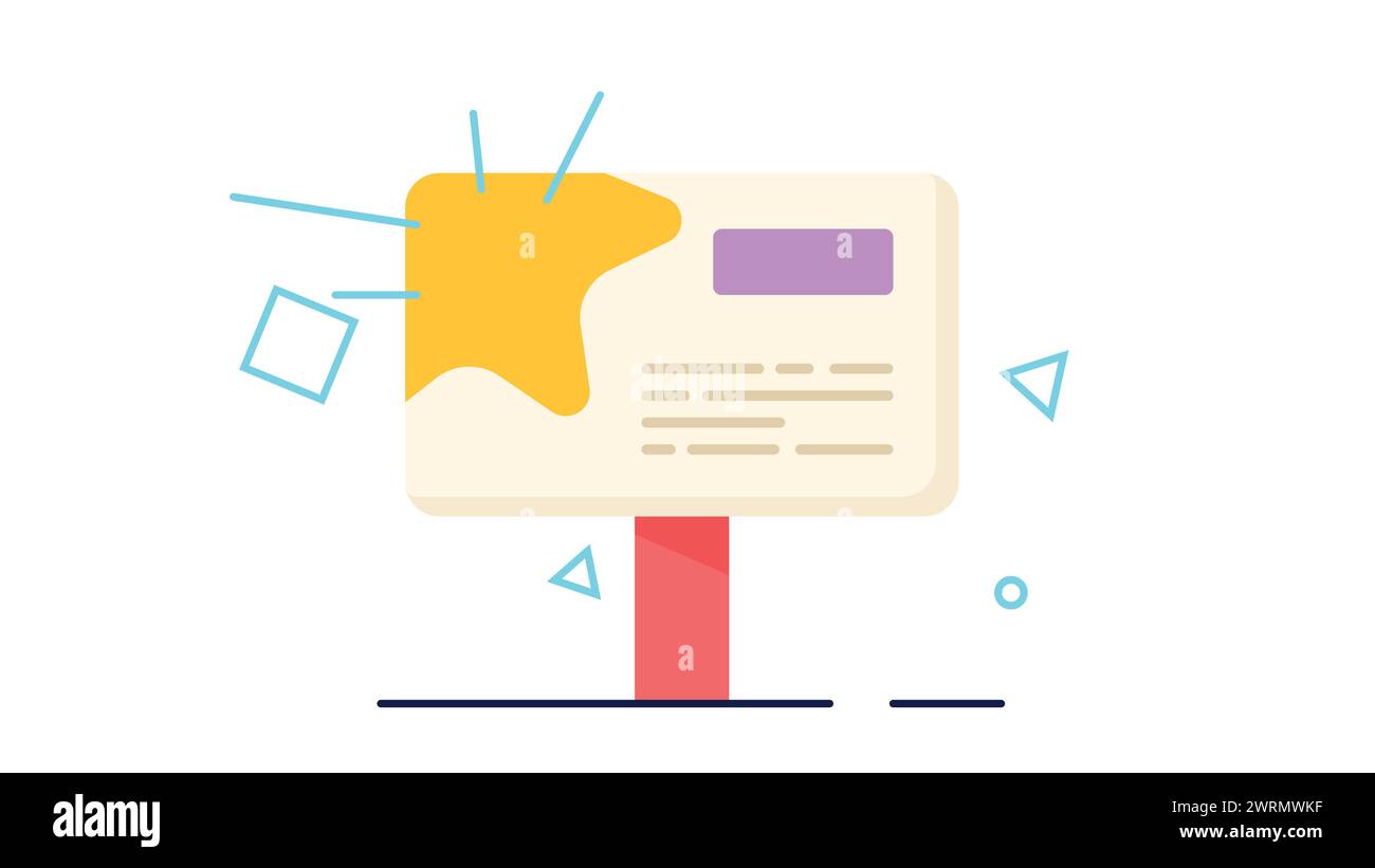 Offer board template. product advertising, best offers and product ...