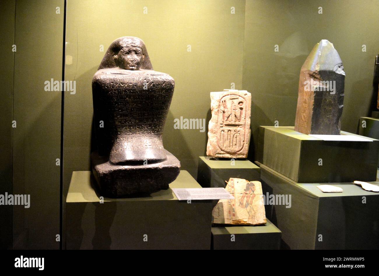 Cairo, Egypt, January 7 2023: Assorted ancient Egyptian monuments of ...